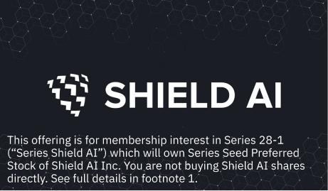 Series Shield AI (Reg D) | StartEngine