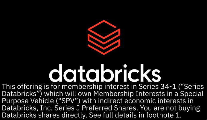 Series Databricks (Reg D) | StartEngine