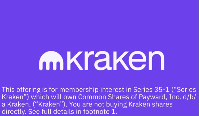 Series Kraken (Reg D) | StartEngine